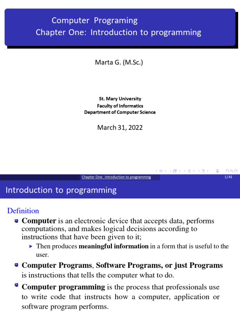 Chapter 1 - C++ | PDF | Data Type | Computer Programming