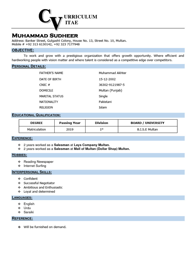 Muhammad Sudheer-2 | PDF