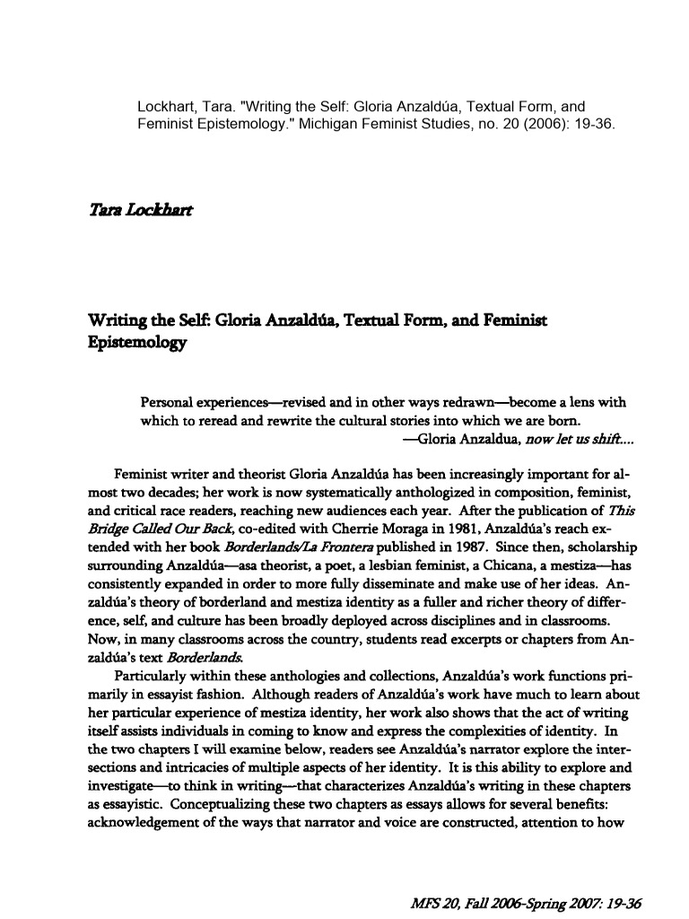 Writing - The - Self - Tara Lockhart | PDF | Philosophy