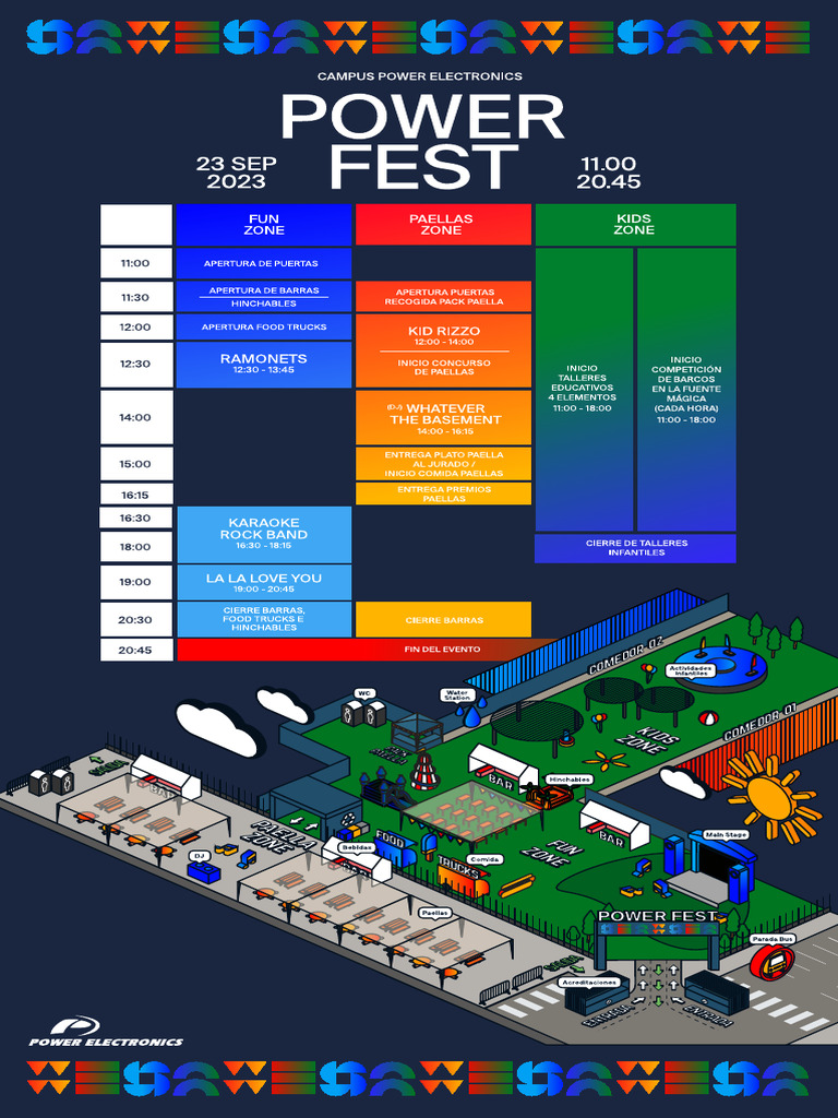 Power Fest Mapa Horarios v1 | PDF