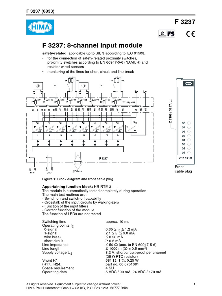 Safety-Related, Applicable Up To SIL 3 According To IEC 61508 | PDF ...