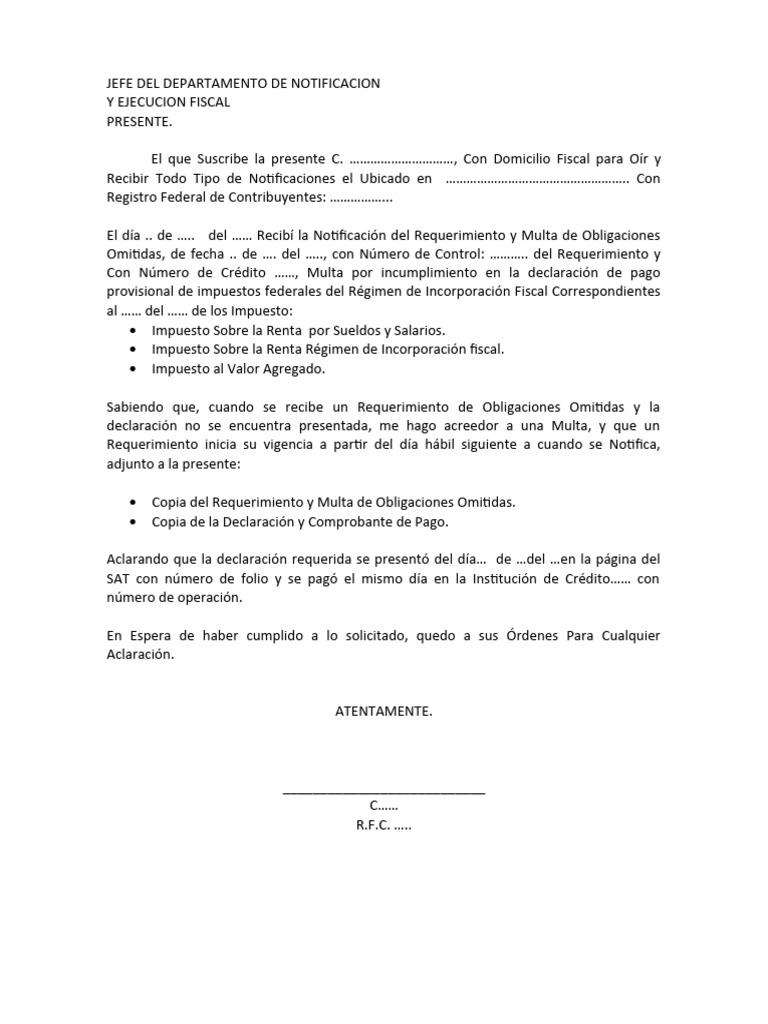 Escrito Libre Sat | PDF | Negocios