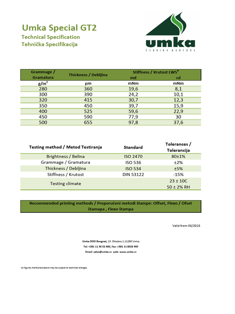 Umka Special gt2 | PDF | Printing | Graphic Design