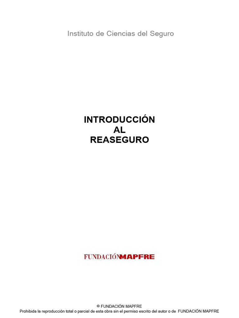 REASEGURO | PDF | Seguro | Póliza de seguros