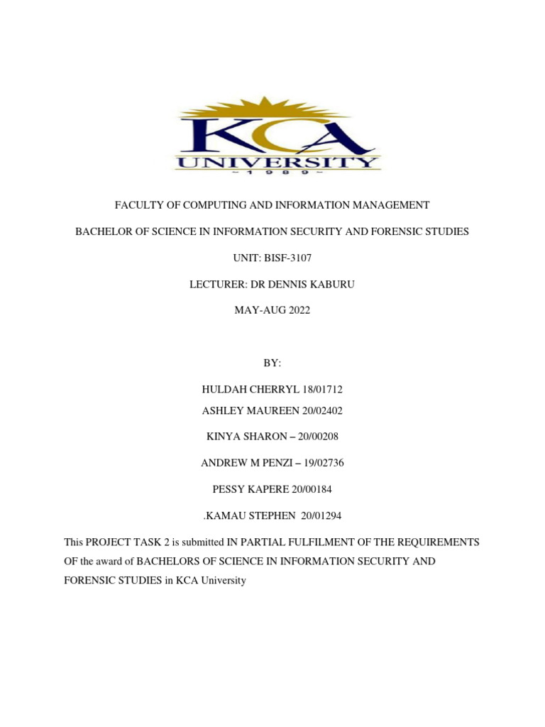 Blockchain Project Task 2 Pdf Computing Computer Science