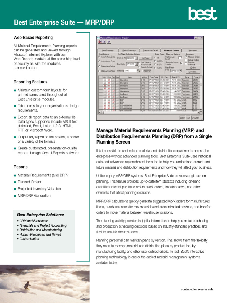 MRP - 02 | PDF | Warehouse | Business