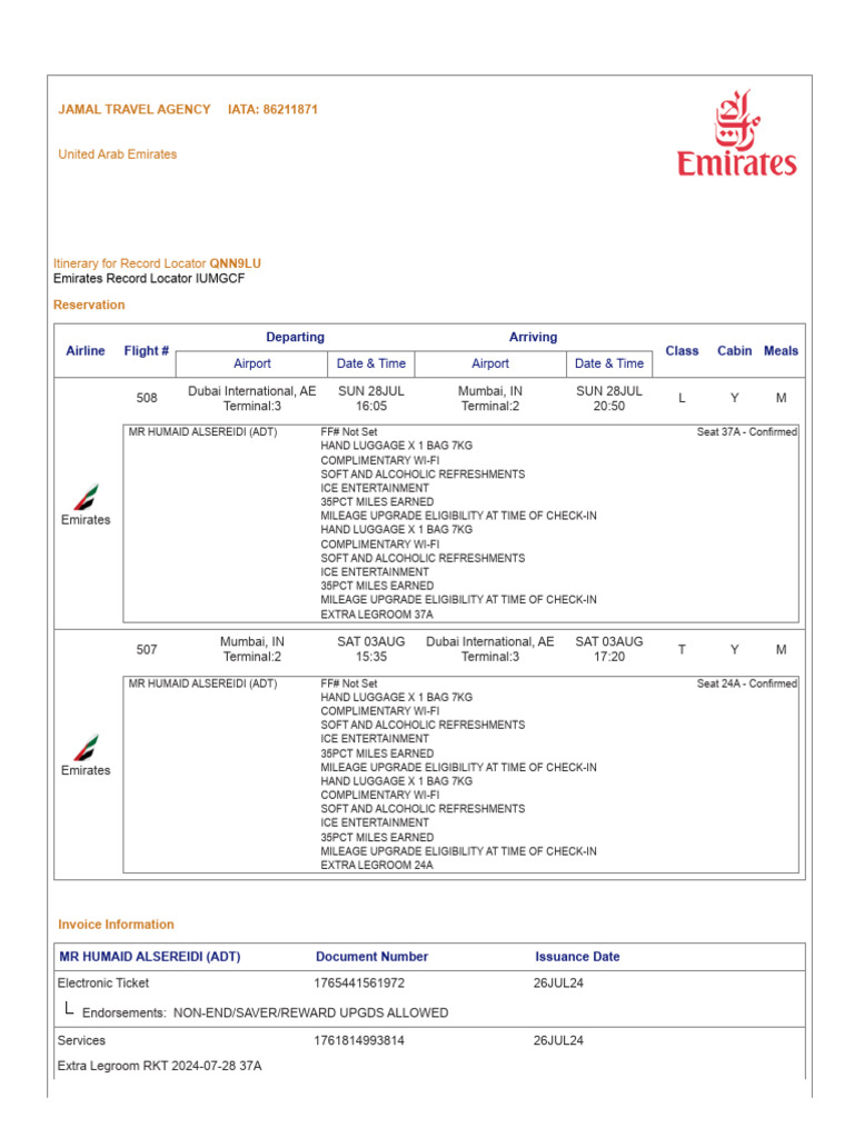 Emirates Gateway - Booking Portal - Zameel@86 - 10.5.0.a3eb0ade | PDF ...