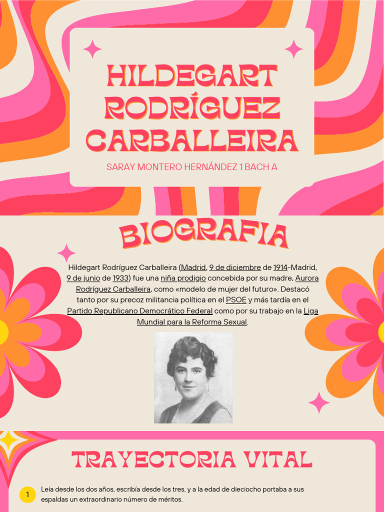 Hildegart Rodríguez: Pionera Sexualidad | PDF