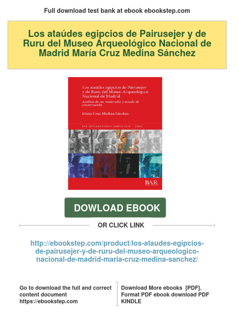 Full Download Los Ataúdes Egipcios de Pairusejer y de Ruru Del Museo Arqueológico Nacional de ...