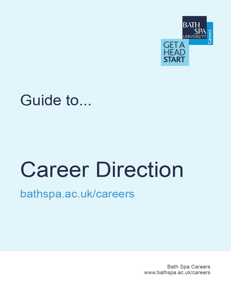 Guide To Career Direction | PDF | Job Hunting | Internship
