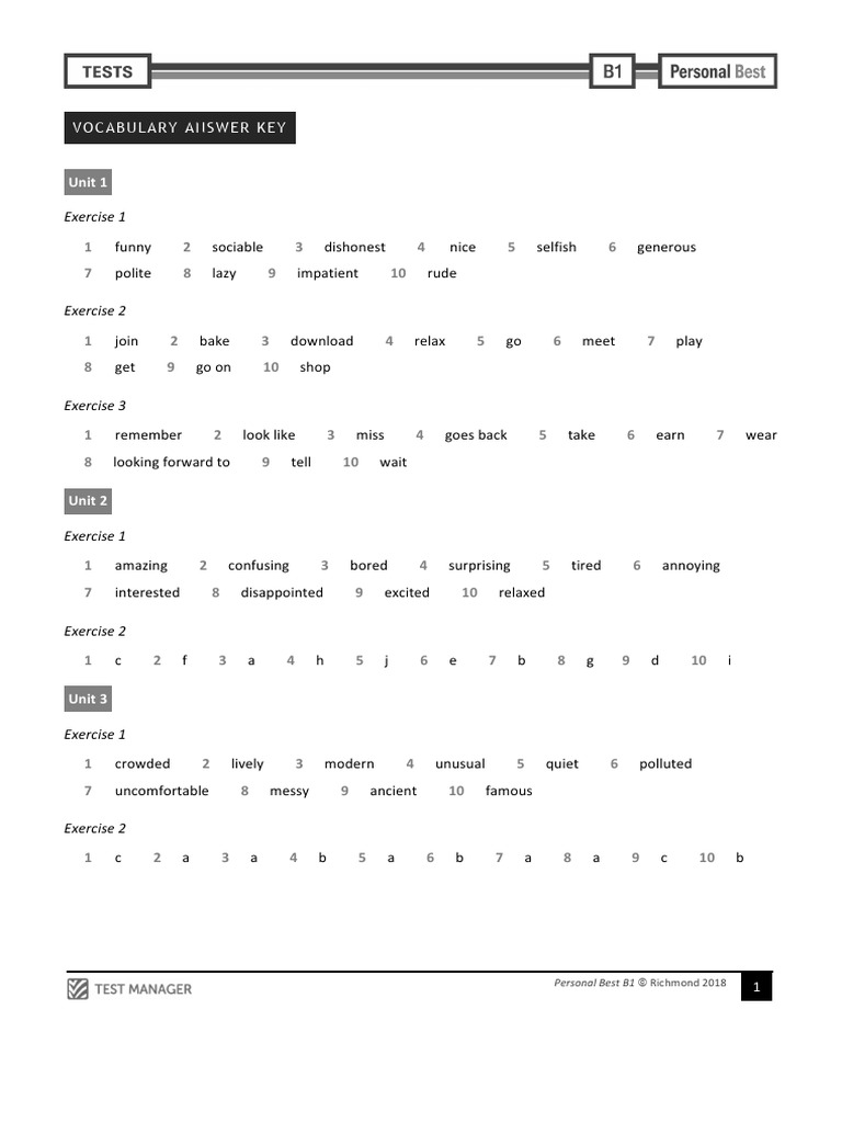 Intermediate Quizzes Vocabulary As | PDF | Fruit