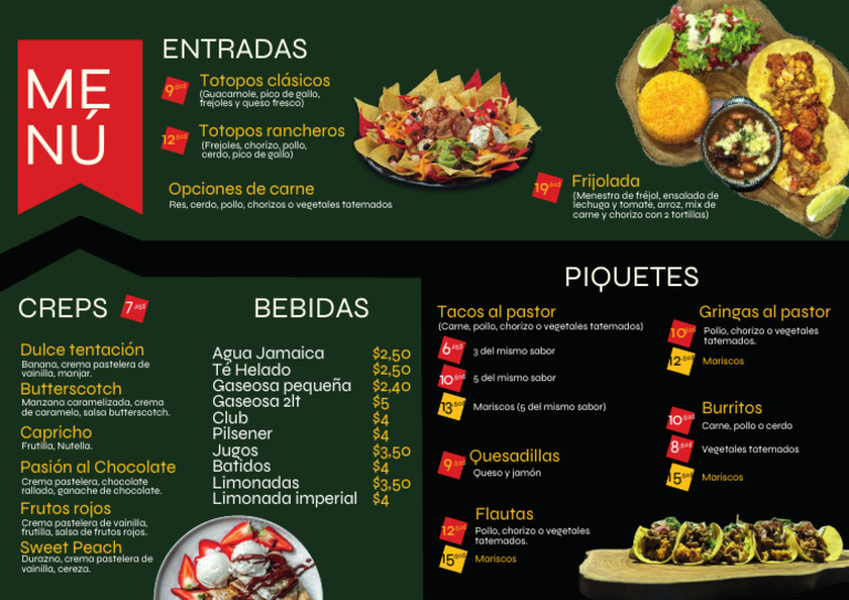 Tacos | PDF | Alimentos | Cocina