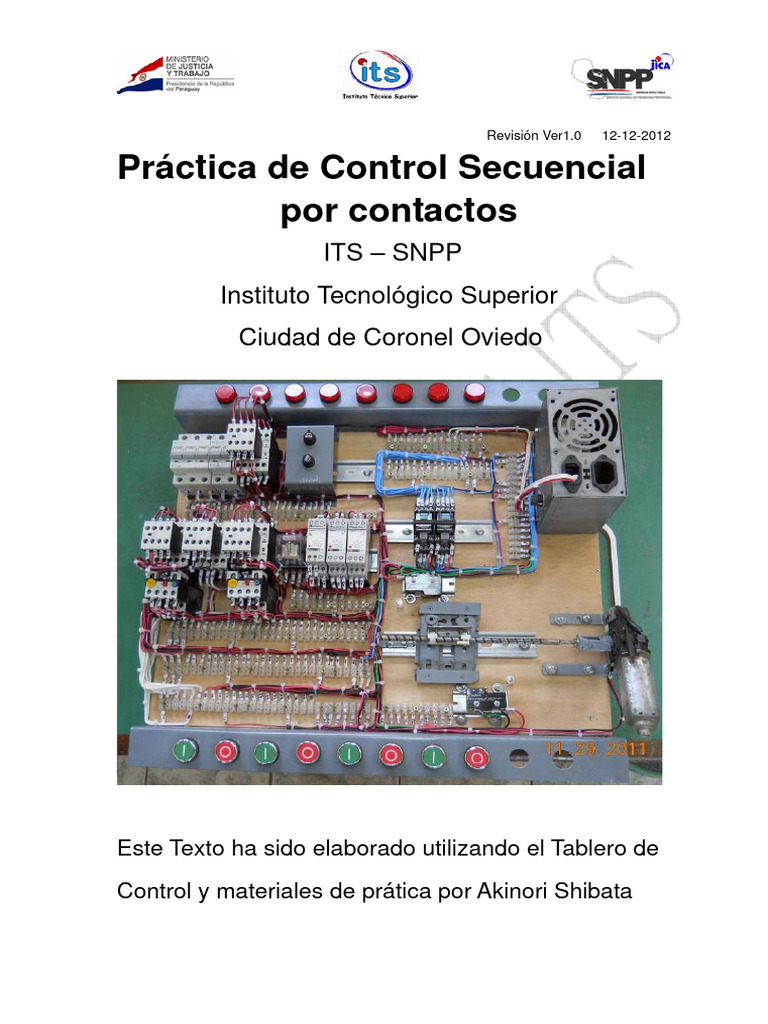 PRACTICA DE CONTROL SECUENCAL POR CONTACTOS | PDF | Relé | Controlador lógico programable
