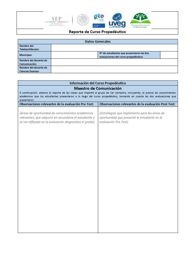 Formato de Reporte Final | PDF | Aprendizaje