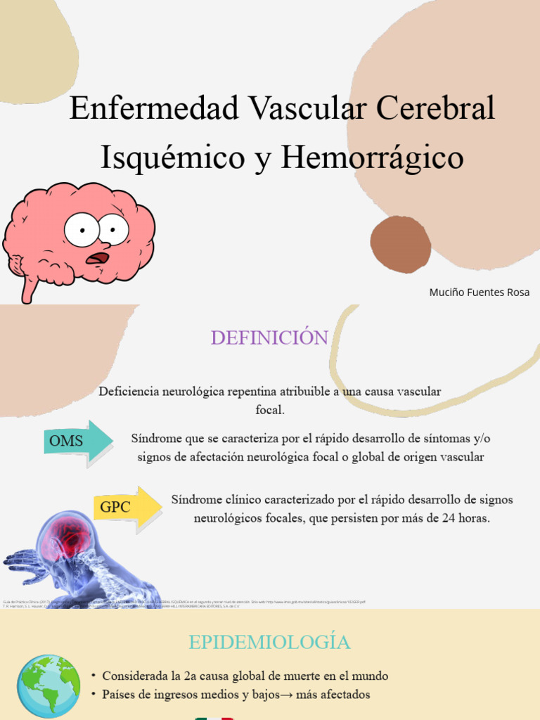 EVC Isquémico y Hemorragico | PDF | Isquemia | Carrera