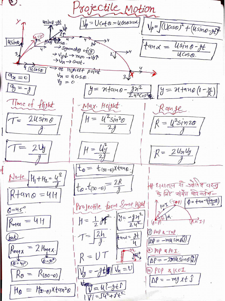 Projectile Motion | PDF