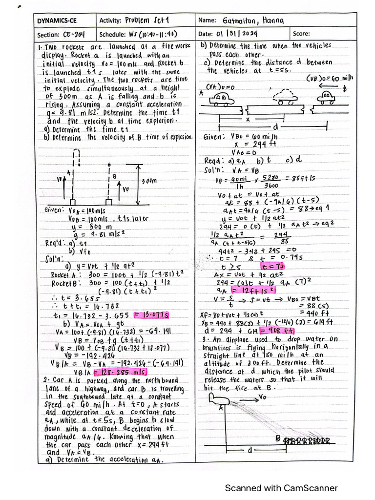 Problem Set # 1 | PDF