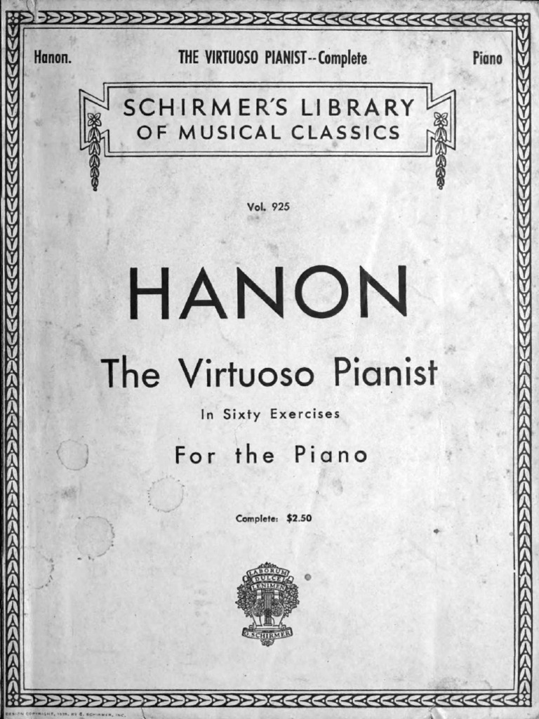 Hanon Piano 925 (RD$ 655) | PDF