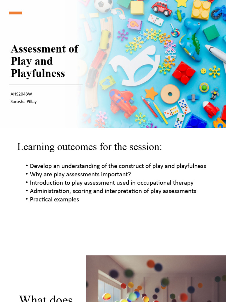 Assessment of Play and Playfullness 2nd Years | PDF | Preschool ...