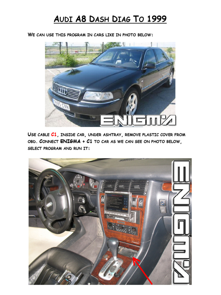 Audi A8 Dash Diag To 1999 | PDF | Technology & Engineering
