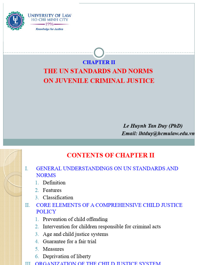 CHAPTER II - UN STANDARDS AND NORMS | Download Free PDF | Crime ...