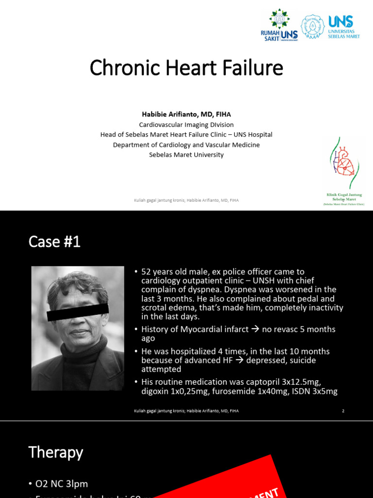 Chronic Heart Failure Case Studies | PDF | Heart Failure | Cardiac Arrest