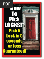 How To Make Your Own Tubular Lockpick | PDF | Tools | Equipment