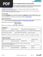 NR74 Residency Status Form Guide | PDF