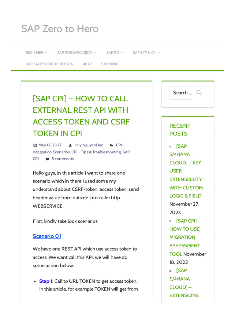 Rest Api With Access Token | PDF | Json | Information Technology