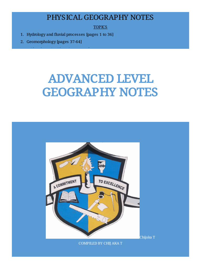 Advanced Physical Geography Notes | PDF