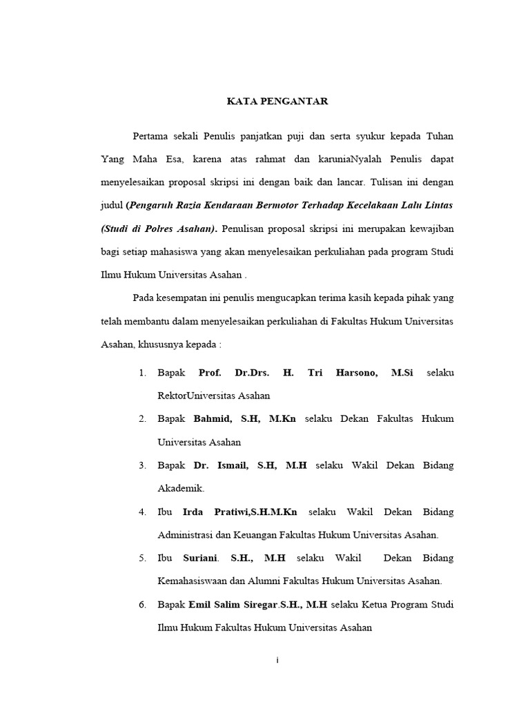 KATA PENGANTAR JUNITA 18 Juni | PDF