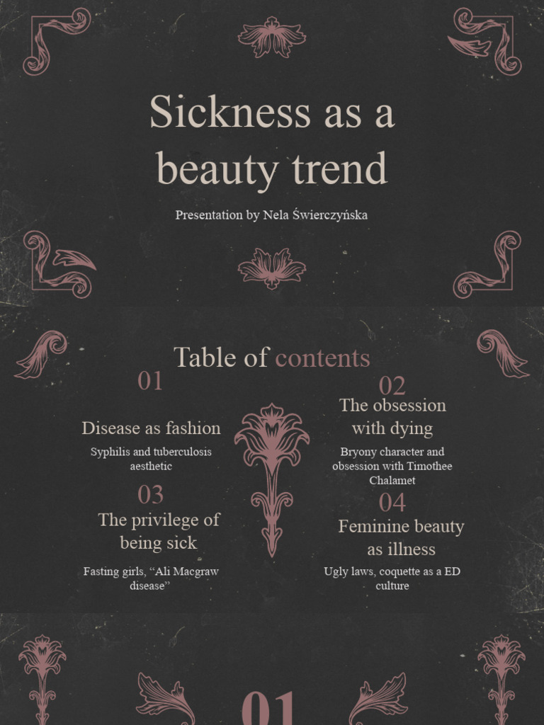 Sickness as a Beauty Trend Explained | PDF | Tuberculosis | Epidemiology