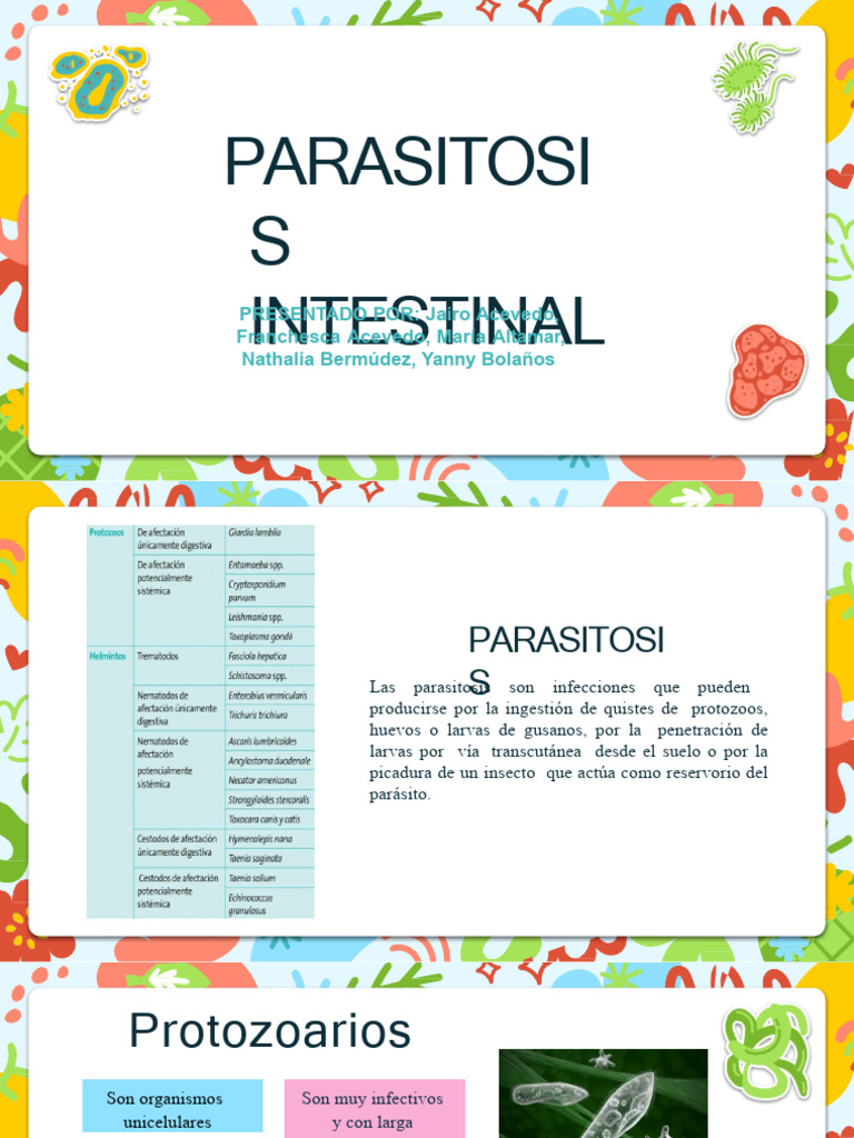 Parasitosis Pediatría | PDF | Enfermedades y trastornos | Medicina CLINICA