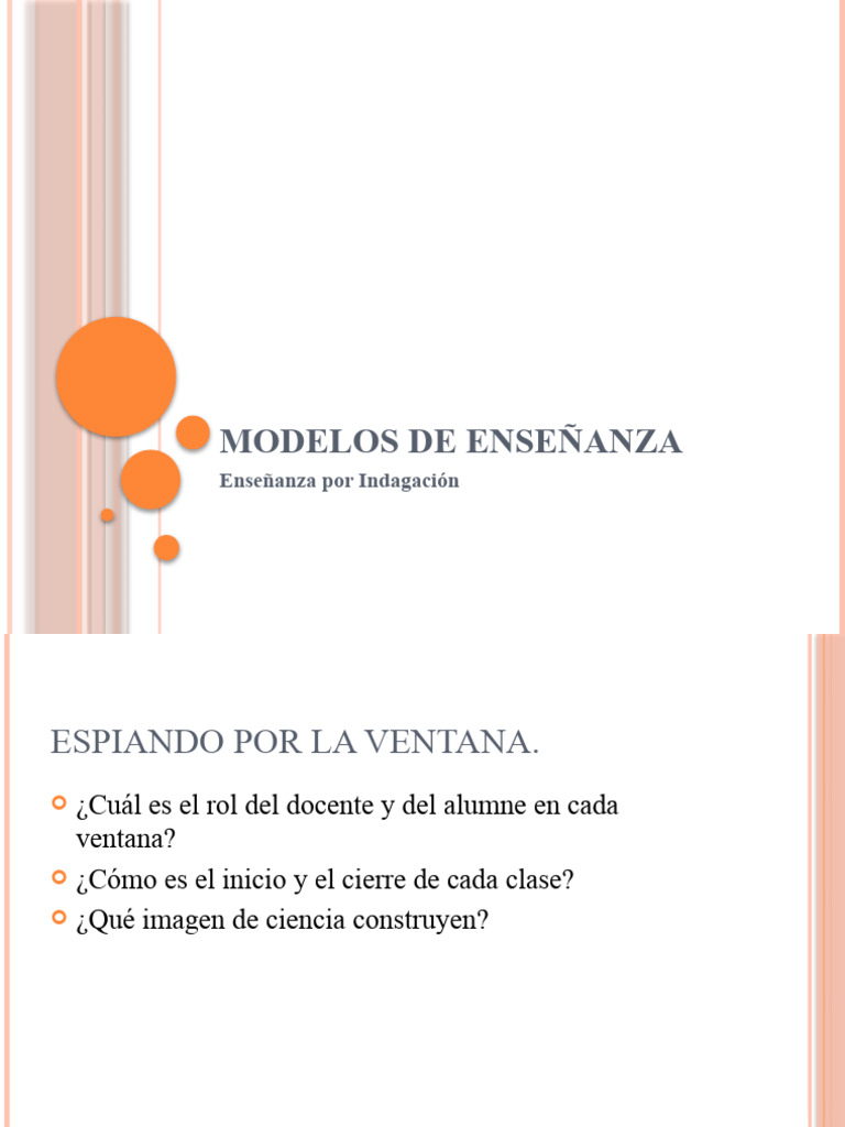 Modelos de Ensen Anza - Indagacion | PDF | Pensamiento | Enseñando