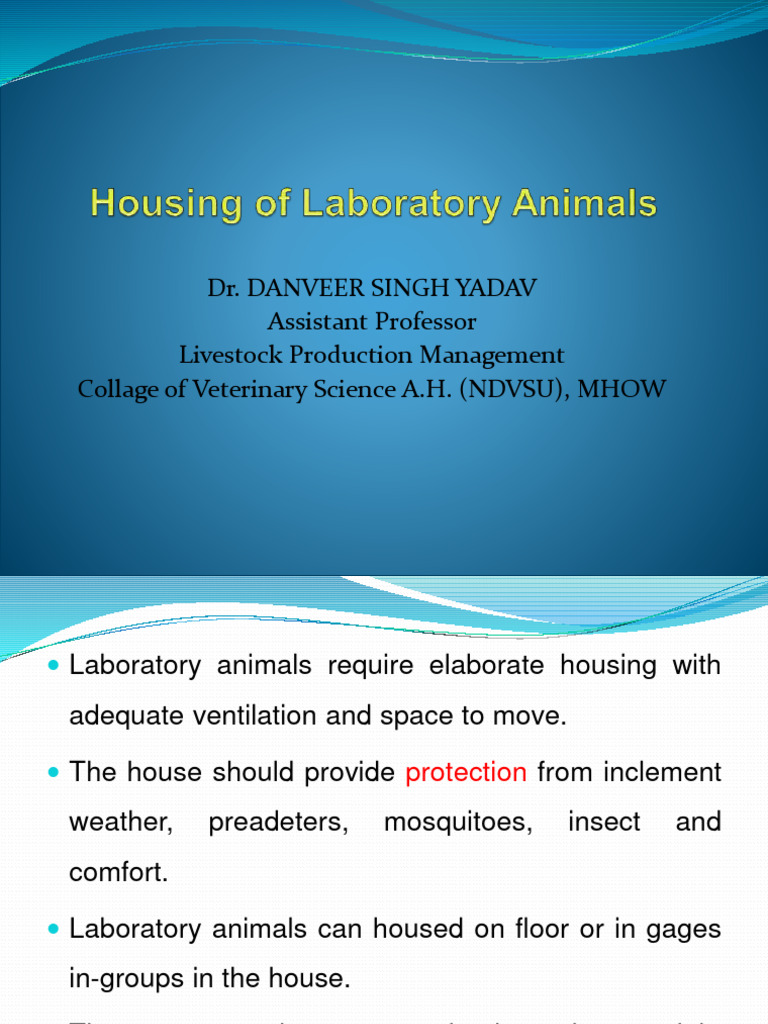 Laboratory Animal Housing Guidelines | PDF | Science & Mathematics