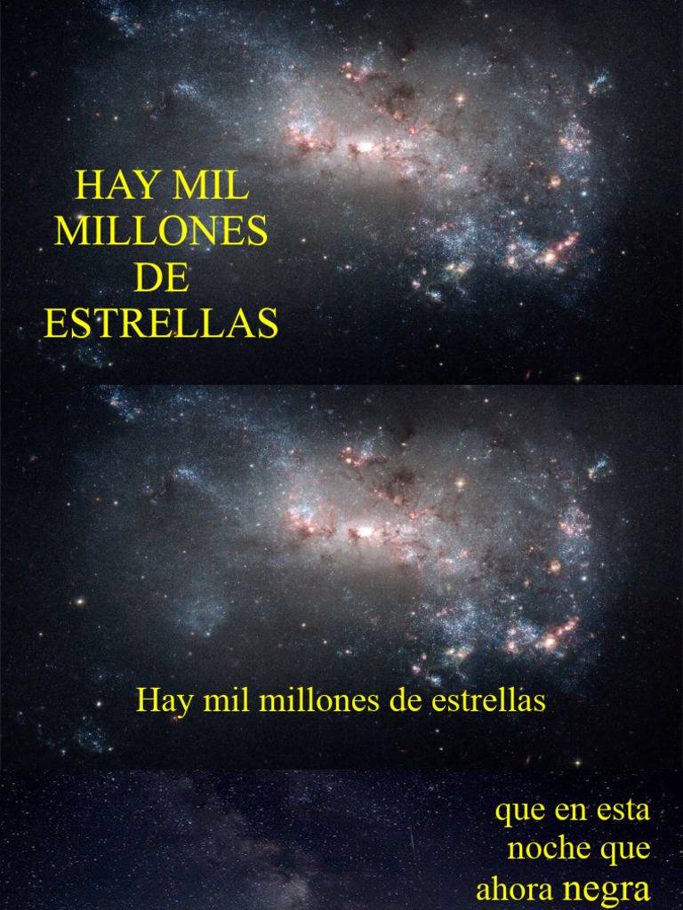 Hay Mil Millones de Estrellas | PDF
