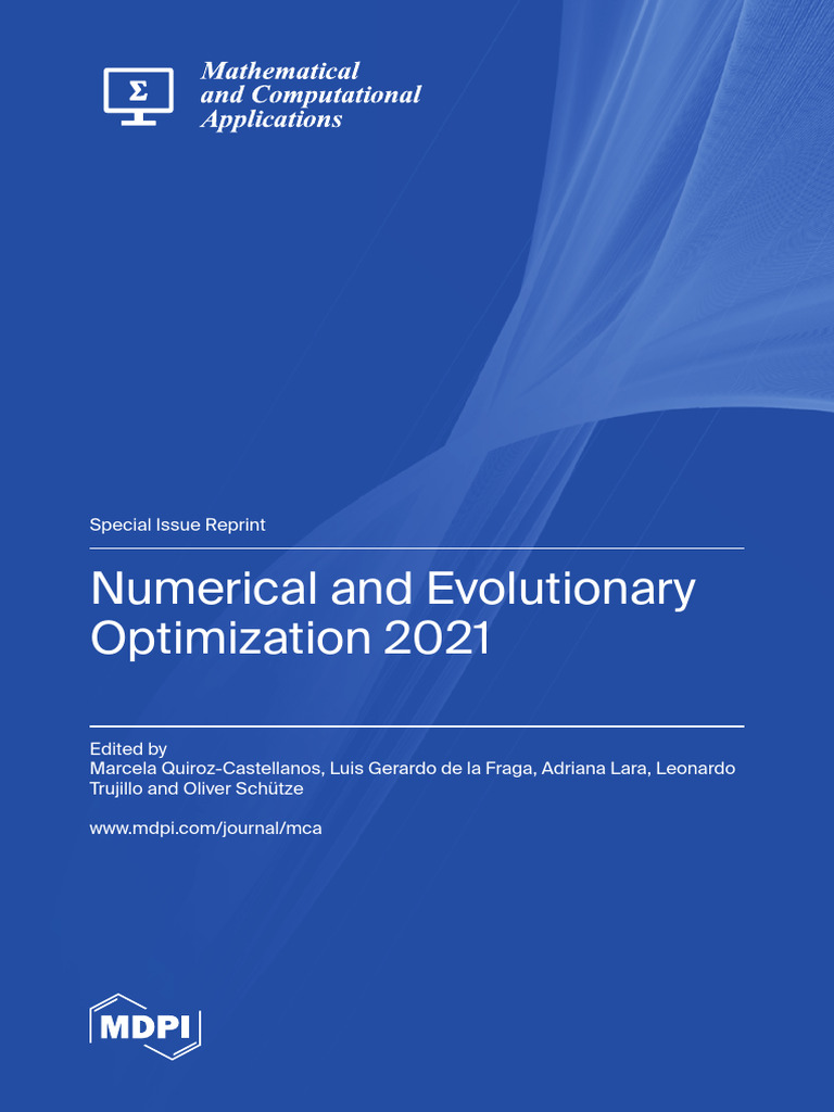 Numerical And Evolutionary Optimization 2021 Pdf Machine Learning