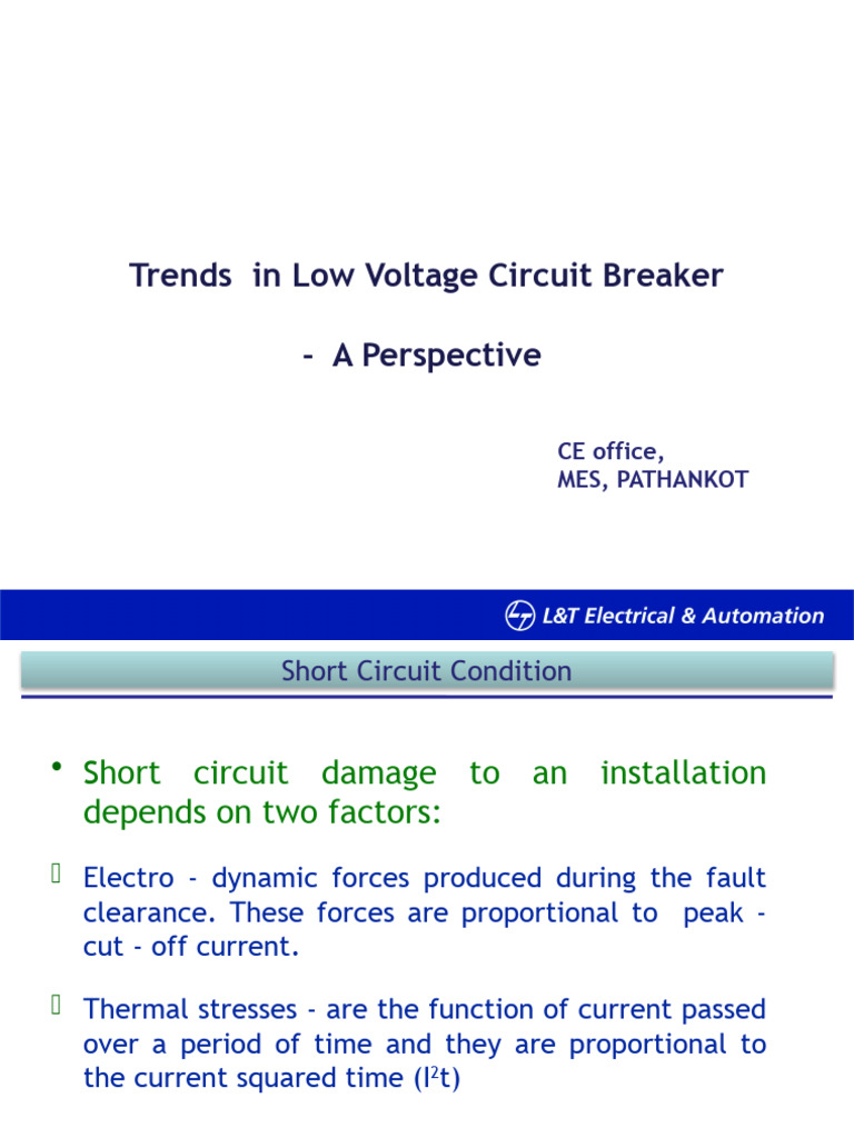 Current Trends - Circuit Breaker | PDF | Electrical Conductor ...