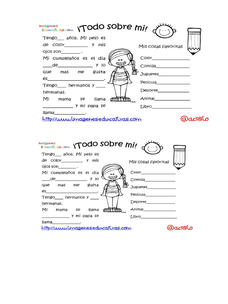 Ficha de Presentación | PDF