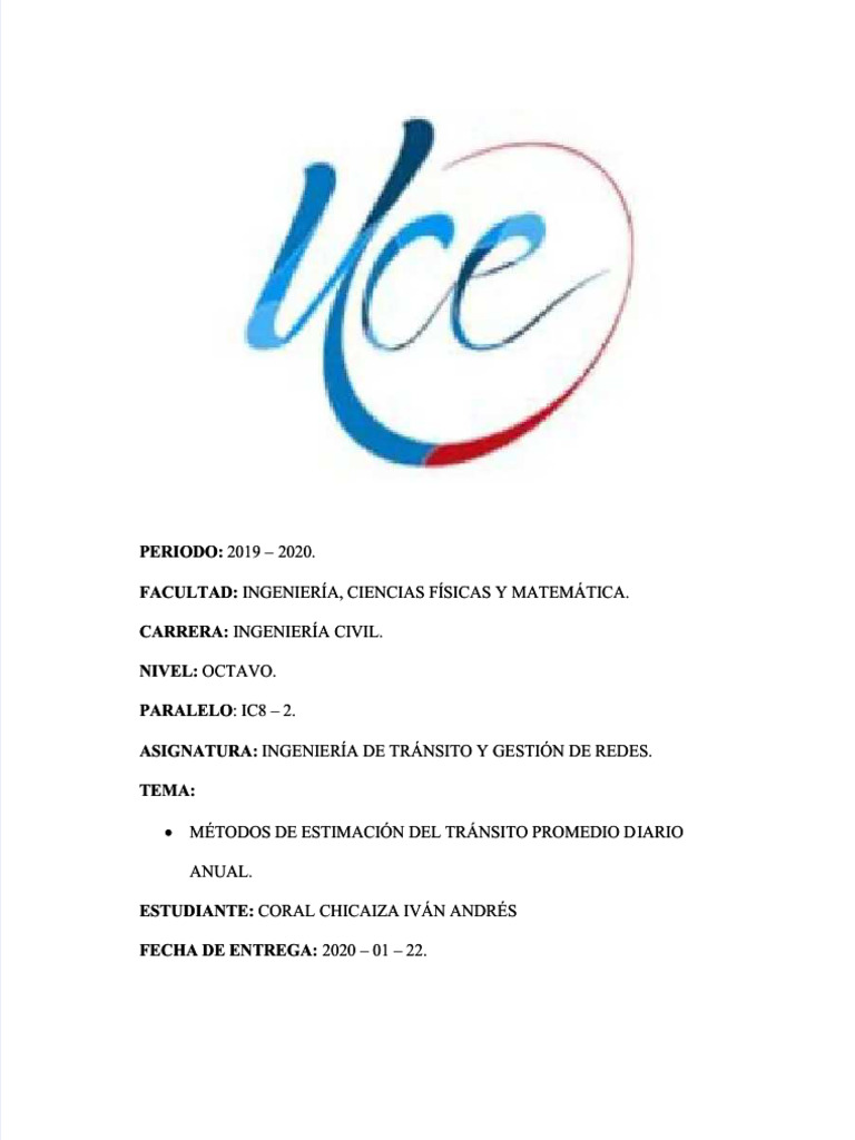 PDF Metodos de Estimacion Del Tpda - Compress | PDF