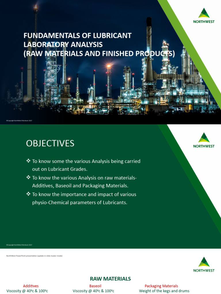 Fundamentals of Lubricants Laboratory Analysis | PDF | Motor Oil ...