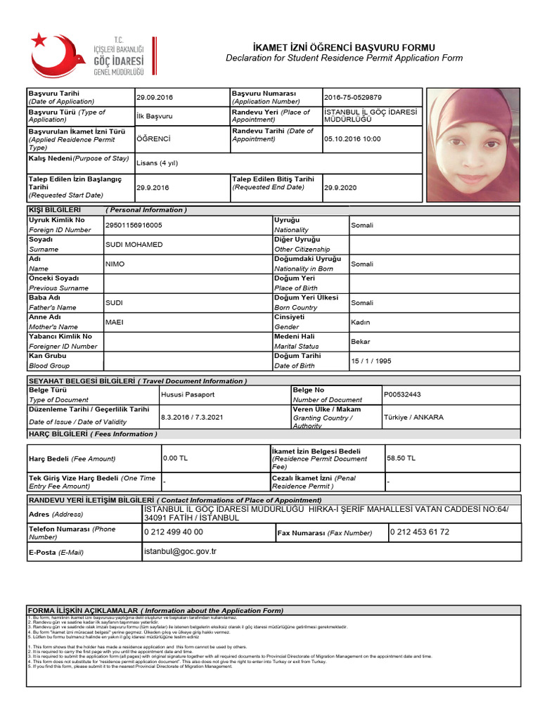 KISI BILGILERI Personal Information | PDF