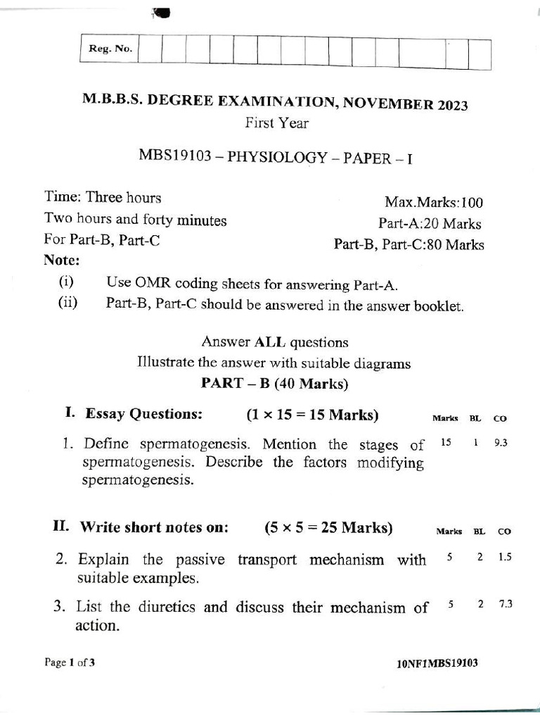 Paper 1 and 2 2023 | PDF
