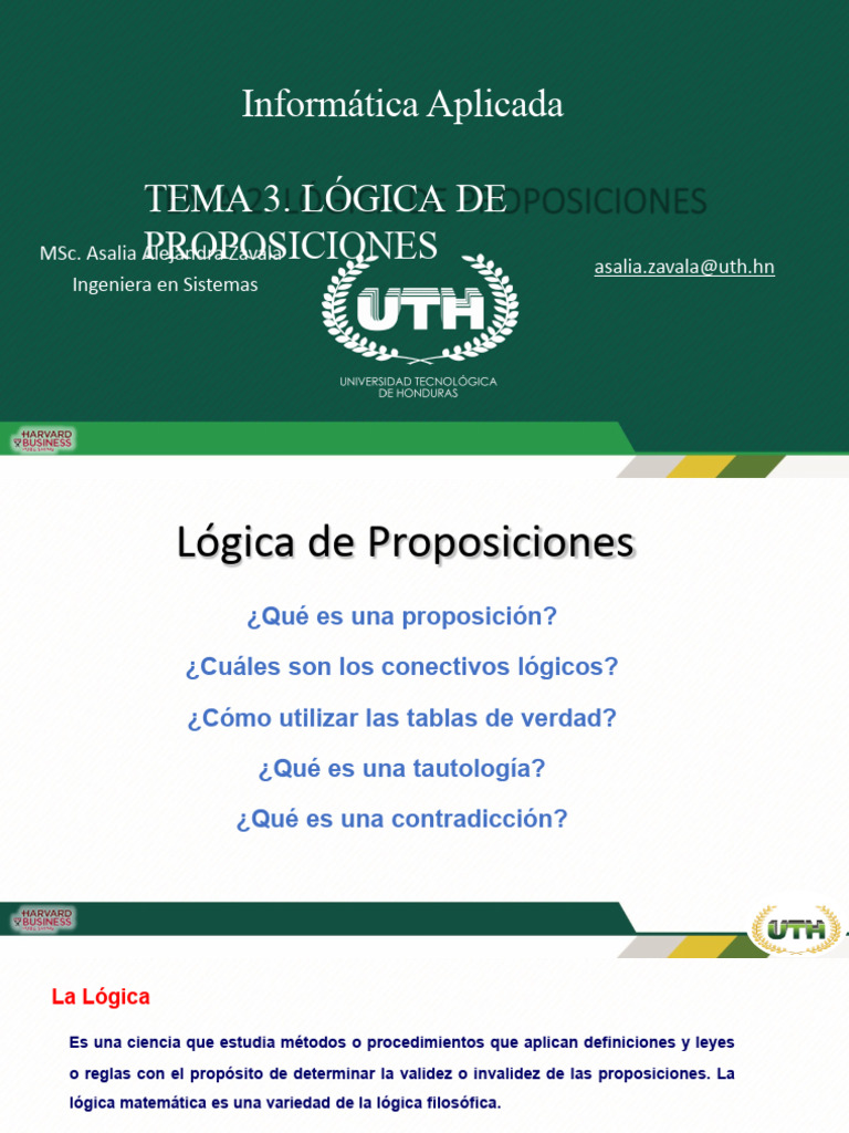 Tema-3 Logica de Proposiciones | PDF | Si y solo si | Proposición