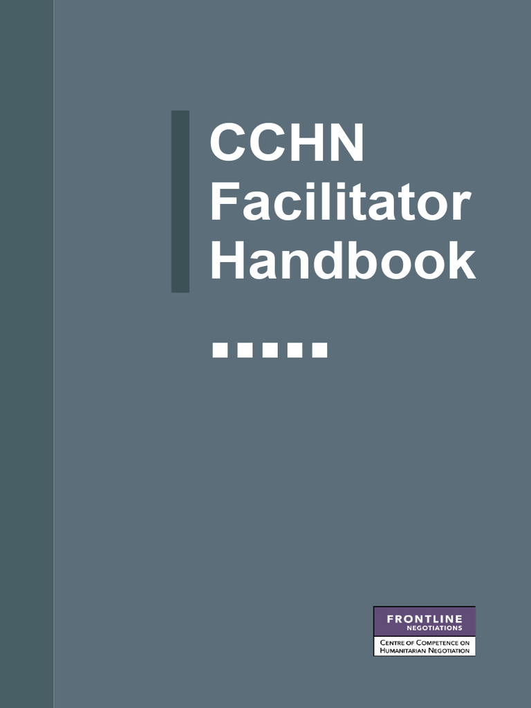 CCHN-Facilitator-handbook A5 E Web P | PDF | Negotiation | Refugee