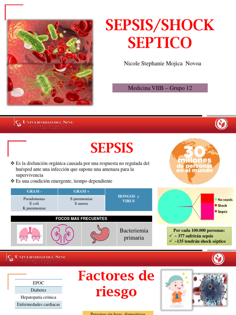 Sepsis, Shock Septico | PDF | Septicemia | Especialidades Medicas