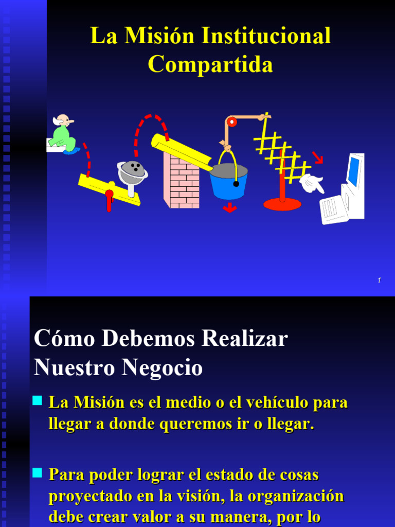 Claves para una Misión Institucional Efectiva | PDF | Cliente ...