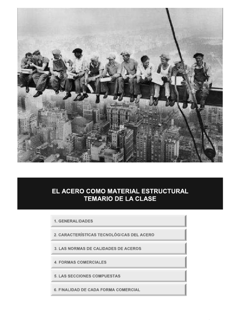 El Acero Como Material Estructural | PDF