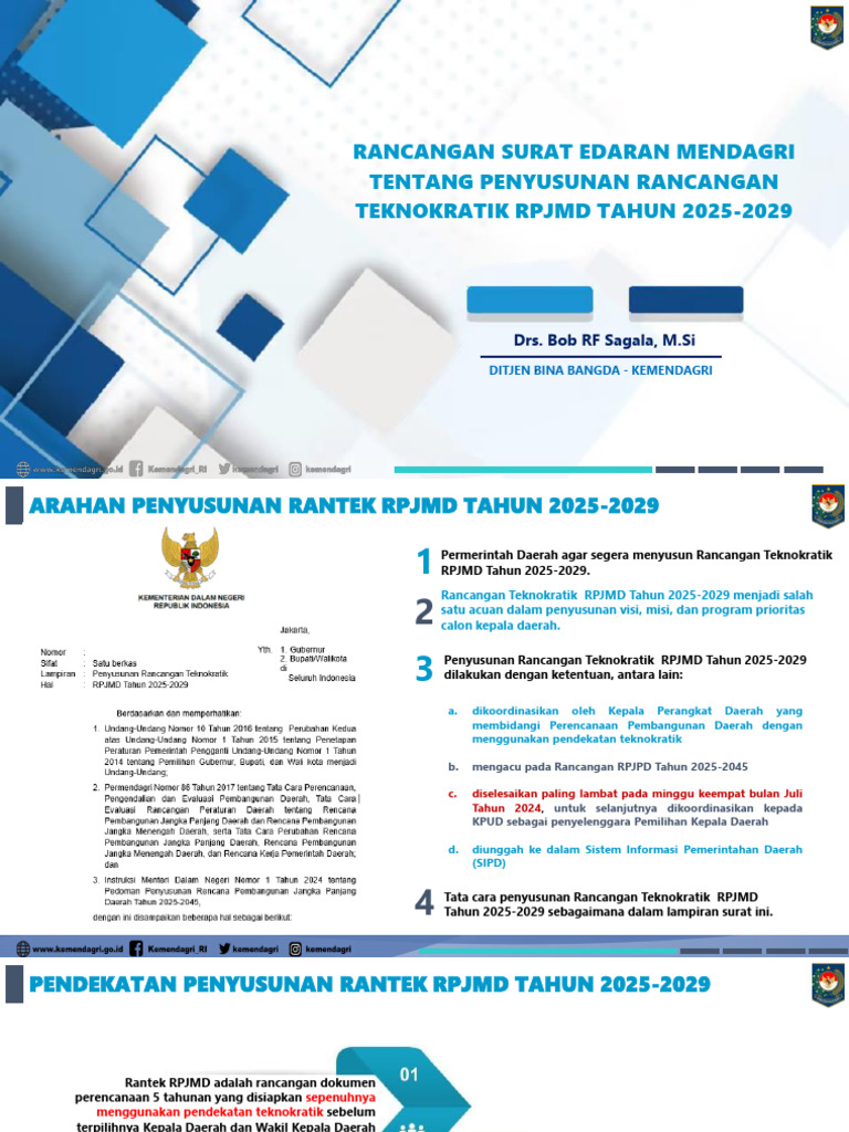 SE Rantek RPJMD - 12062024 | PDF