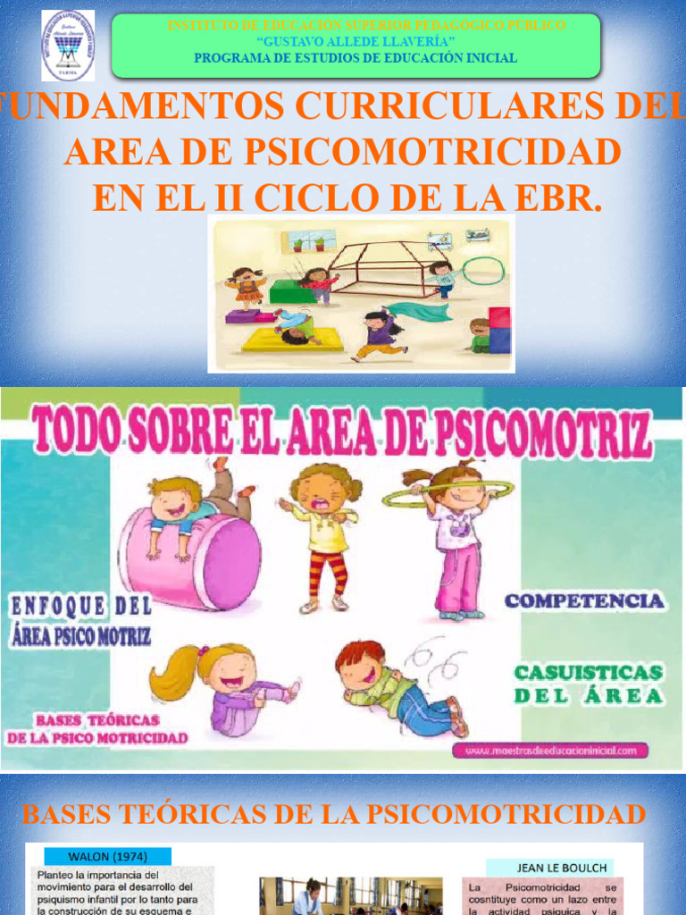 Fundamentos Del Area de Psicomotricidad | PDF | Sicología | Cognición